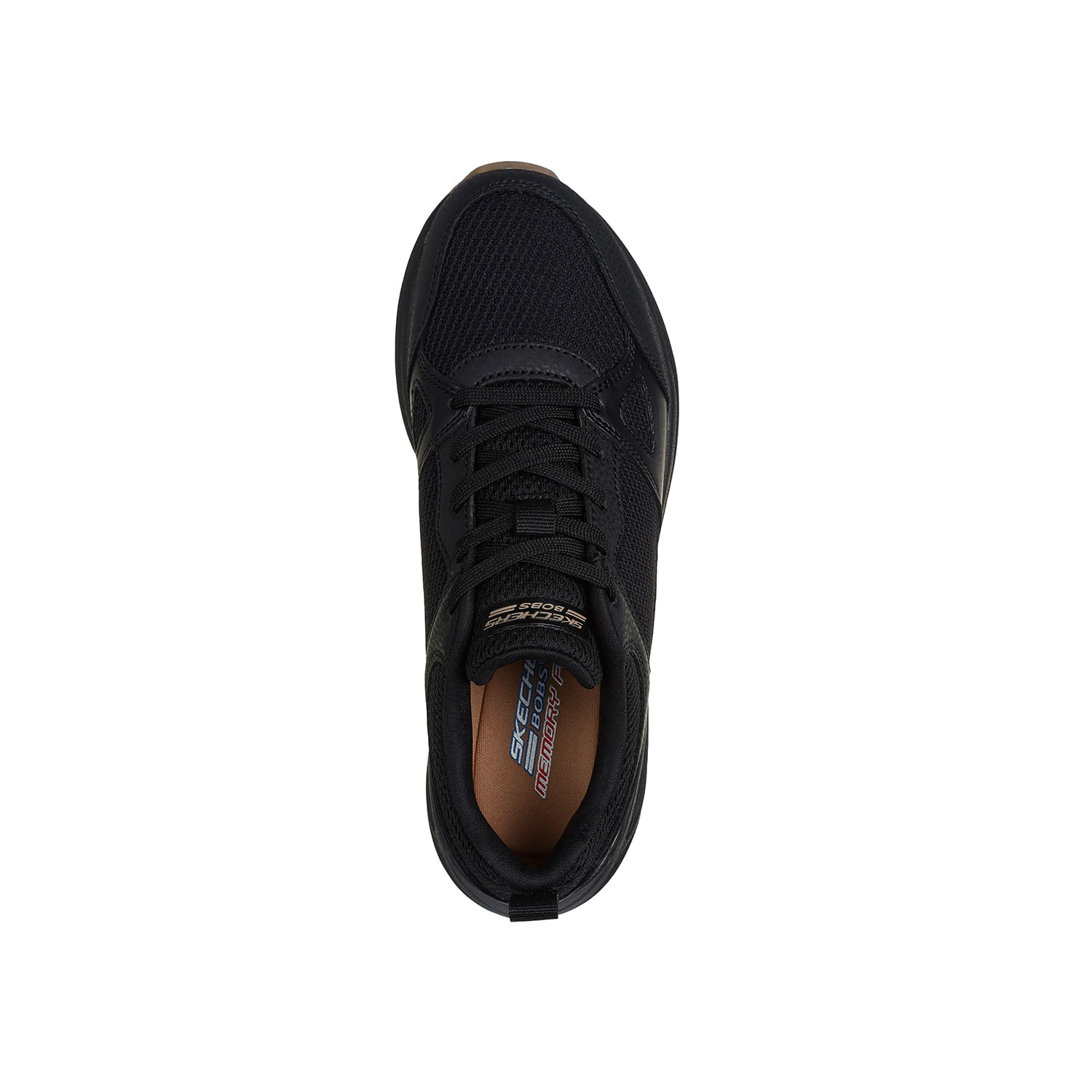 Zapatillas 117268-BBK BobsSpar Negro | Skechers Mujer
