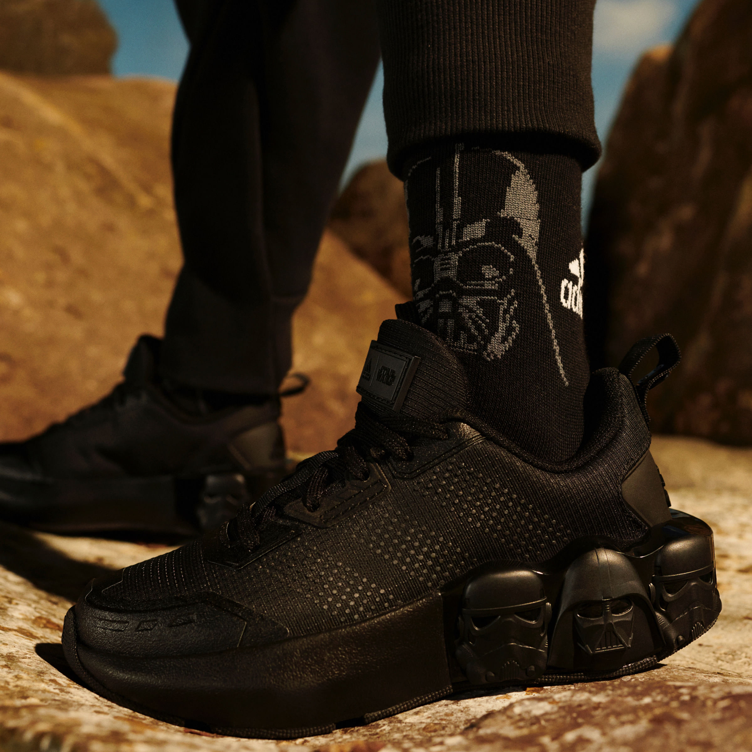 Zapatillas ID0376 Star Wars Runner K Negro | adidas Unisex