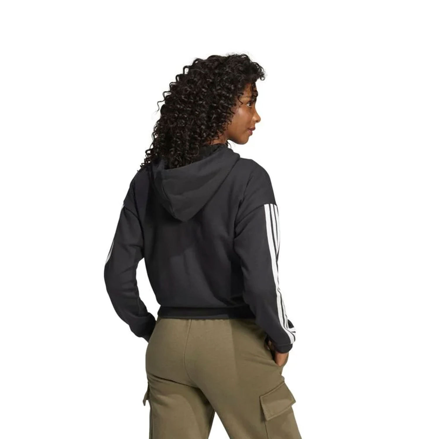 Ropa Urbano W 3s Ft Fz Hd Negro | Adidas Mujer | Triathlon